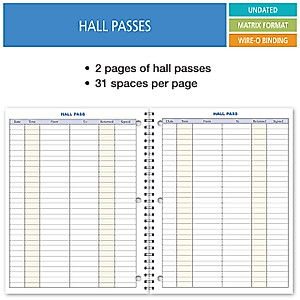 Elan Publishing Company Student Academic Planner 8 1/2 x 11" Weekly View (AOTAP-Undated)