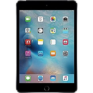 Apple iPad Mini 4, 16GB, Space Gray - WiFi + Cellular (Renewed)
