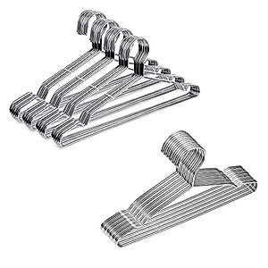 70 Pack Stainless Steel Metal Hangers for Coat, Baby Clothes