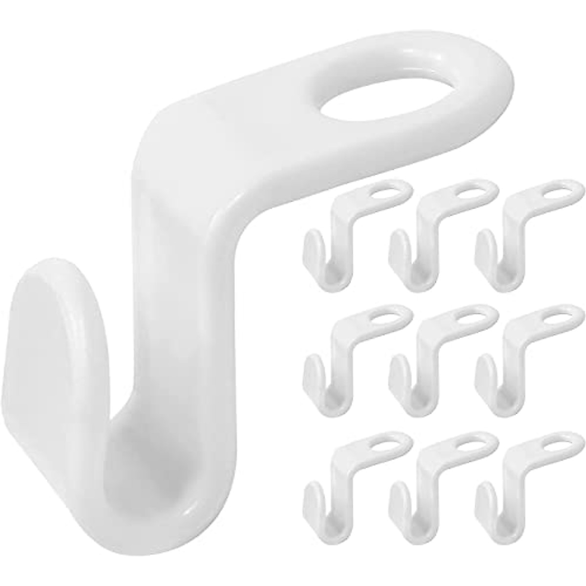 Clothes Hanger Connector Hooks Hangers Space Saving for Wardrobes White Pack of 20