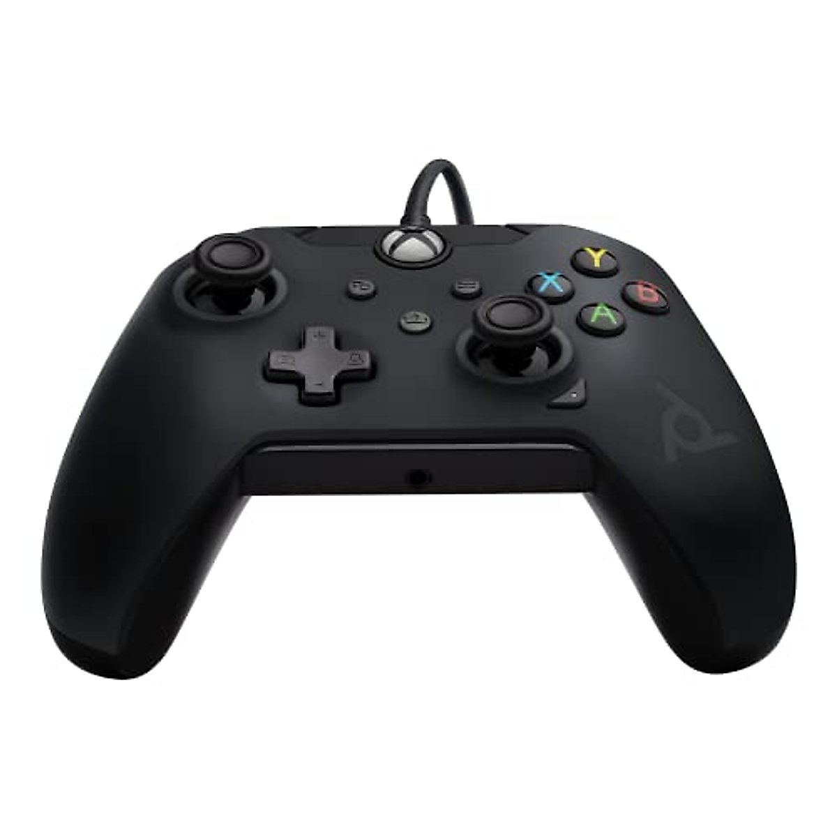 PDP Wired Game Controller - Xbox Series X|S, Xbox One, PC/Laptop Windows 10, Steam Gaming Controller - USB - Advanced Audio Controls - Dual Vibration Videogame Gamepad - Raven Black