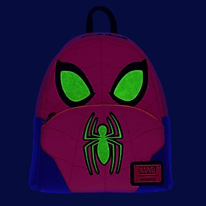 Marvel Spider-Man Cosplay Glow-in-the-Dark Mini-Backpack - Entertainment Earth Exclusive
