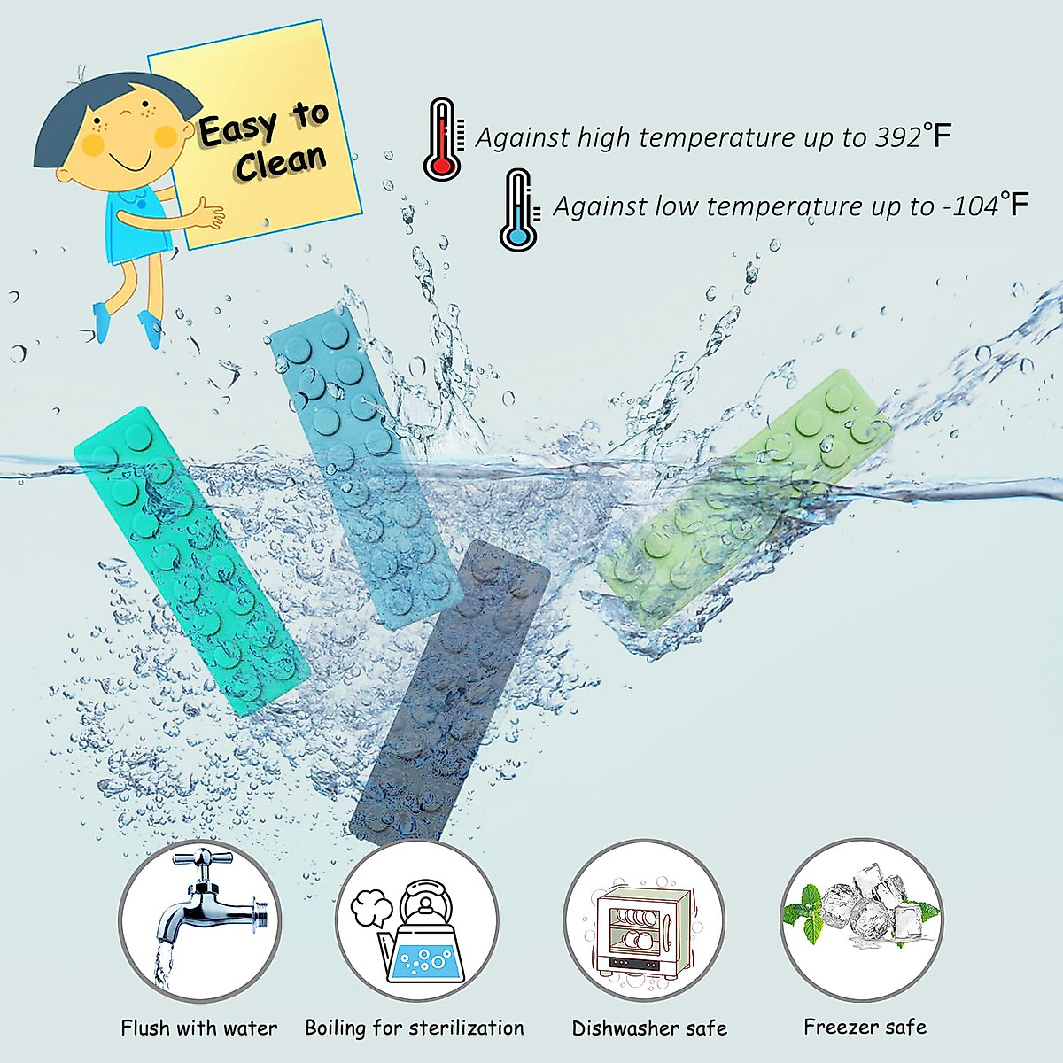 Chew Necklace, Silicone Chew Necklaces for Sensory Kids and Adults, 4 Pack Mouth Fidgets Chewy Necklace Sensory Chew Toys for Boys Girls with Autism Anxiety ADHD, BPA Free