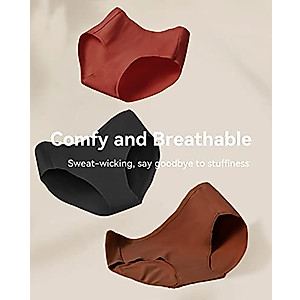 Reshinee Cotton Women's Underwear Breathable Full Briefs Soft Panties Comfort Underpants Ladies Panties 4 Pack