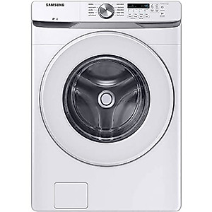 Samsung WF45T6000WPR White Front Load Laundry Package