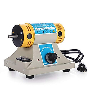 JIAN YA NA Jewelry Rock Polishing Buffer Machine 110V 350W TM-2 Bench Lathe Polisher