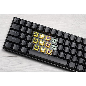 Redragon K530 PRO 60% Gaming Keyboard & A113 Hot-swap Mod Switches (24pcs) Bundle