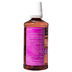 X-PUR Opti-Rinse Plus - Xylitol Mouthwash with Citrox - Alcohol Free Natural Antiseptic Mouthwash - Antibacterial Mouth Wash - Grape Flavored Mouthwash Alcohol Free - 500 ML