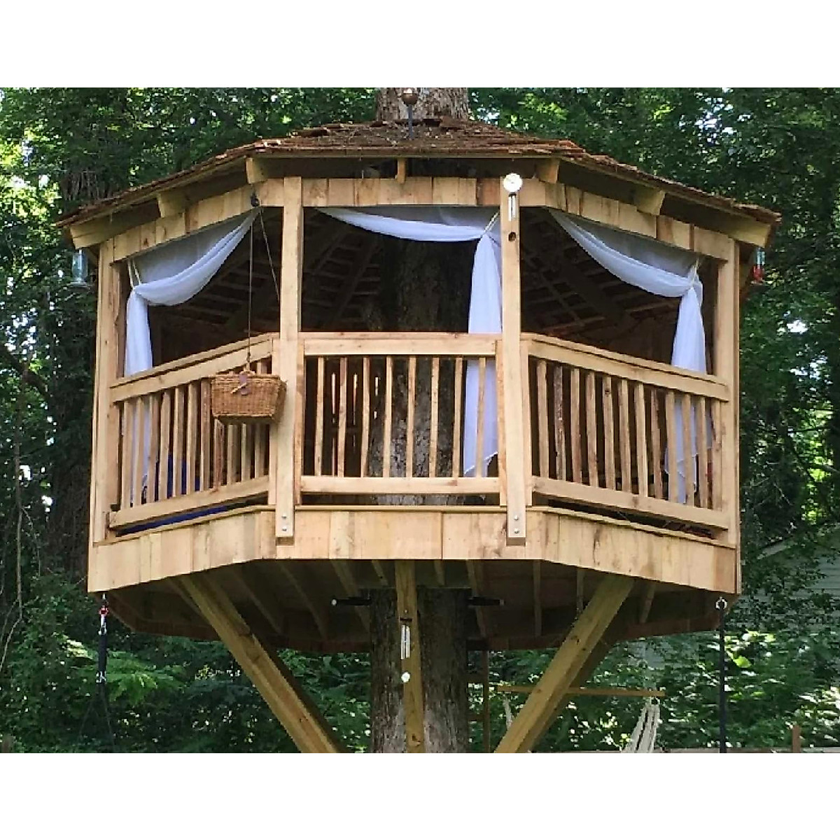 The White River © : 8' Octagonal Treehouse Plan