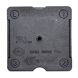 HQRP 4-Position 3-Speed Fan Selector Rotary Switch with Knob 13AMP 120V