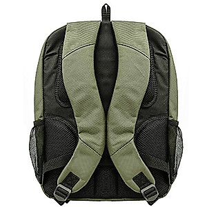 Vangoddy Germini 15.6 Inch Laptop Backpack Casual Daypack for Acer Aspire, Chromebook 15, Asus Aspire E5, ROG, Razer Blade, Toshiba Satellite, Tecra Series 14 inch 15.6 inch Laptop, Olive Green