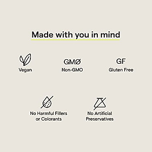 Rae Wellness Multivitamin - Full-Body Support with Essential Nutrients Like Vitamin A, C, D, Biotin, Zinc and More - Vegan, Non-GMO, Gluten-Free - 60 Caps (30 Servings)