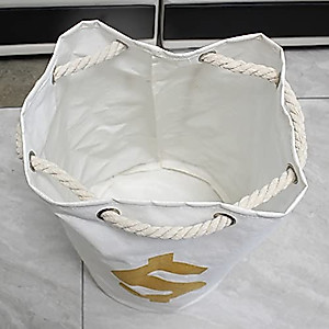 AOKID Collapsible Laundry Baskets with Drawstring Handles, Large Capacity Laundry Hamper Lightweight Storage Basket for Bedroom Bathroom A