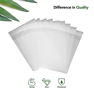 Seal Fresh Self Sealing Cellophane Bags - 3" x 4" (1000 Count) - Clear Plastic Resealable Cello Bag - Cellophane Treat Bags, Cookie Bags for Packaging, Candy bags, Cello Bags, Pastry Bags