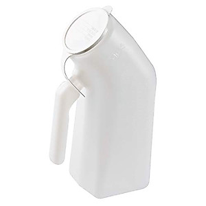 Carex Portable Urinal For Men - Male Urinal and Travel John - Plastic Urinal