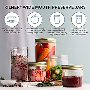 Kilner Wide Mouth Preserve Jar 0.2 Litre