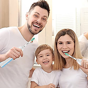 Replacement Heads for Philips Sonicare E-Series - Ofashu Brush Head Compatible with Essence Xtreme Elite Advance HX7022 HX5610 White, 6 Packs Screw-on Electric Toothbrush