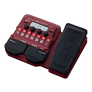 Zoom B1X FOUR Bass Multi-Effects Processor with Expression Pedal, With 70+ Built-in Effects, Amp Modeling, Looper, Rhythm Section, Tuner, Battery Powered
