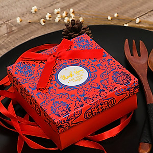 2000Pcs 1 inch Thank You Stickers, Thank You for Your Order Adhesive Sticker Labels for Envelopes Packaging (4 Rolls, Each roll 500Pcs)