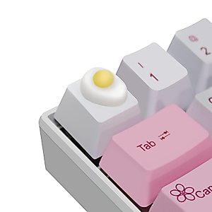 FKZ Fried-Egg Keycap 1pcs,Cute Keyboard Keycaps Custom OEM R4 Profile ESC-Key Keyboard Keycap for Cherry MX Switches Mechanical Gaming Keyboard(1pcs)