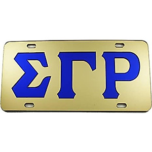 Sigma Gamma Rho-Mirrored Acrylic License Cover
