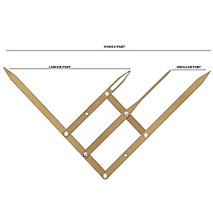 Eyebrow Ruler, Eyebrow Stencil Microblading Tattoo Eyebrow Ruler Golden Ratio Makeup Symmetrical Tool Accessory (golden)