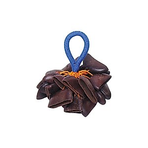 Overseas Connection Ghana Nylon Togo Seed Rattle Natural 10 x 4 in.