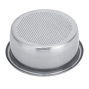 54mm Coffee Stainless Filter Basket, Two Cup-Single Wall, Non-pressure Filter Accessories Compatible with Portafilter Coffee Machine Accessory