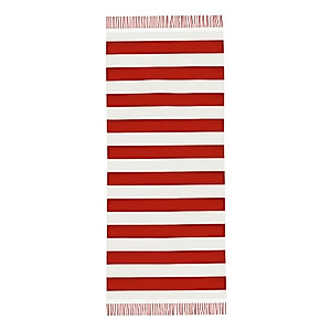 MIGAIUOI Women's Scarf Wraps White and Red Cashmere Feel Scarves With Tassel for Ladies Cold Weather Scarfs Gift