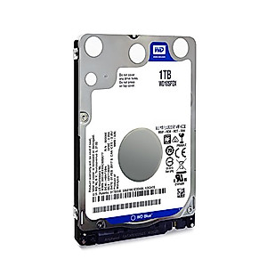 WD Blue 1TB Mobile Hard Disk Drive - 5400 RPM SATA 6 Gb/s 128MB Cache 2.5 Inch - WD10SPZX (Renewed)