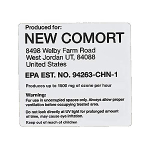 New Comfort Commercial Quality Ozone Generator and Ioniser for Air Purification