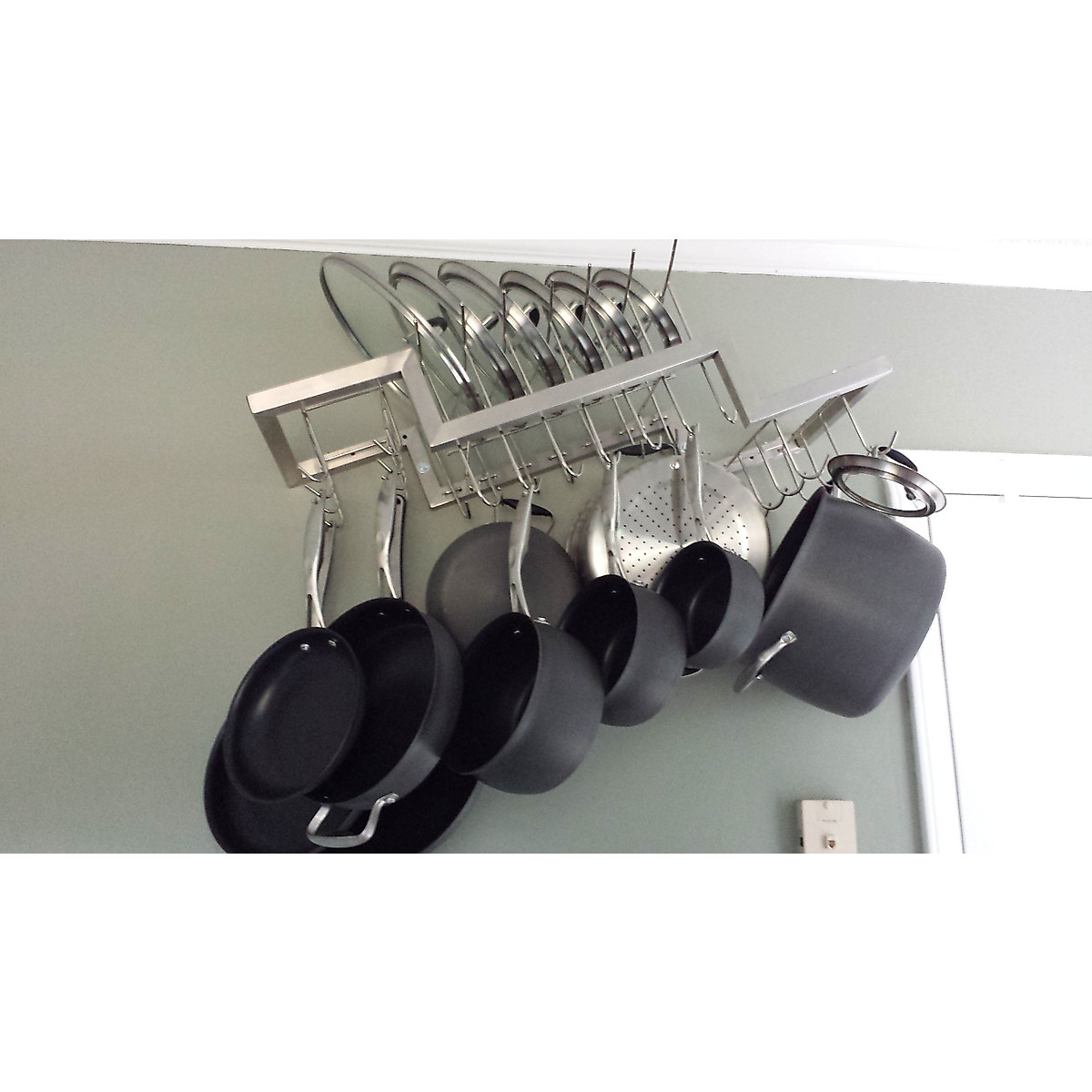 Zojila Ladakh Pot and Lid Wall Mount Rack