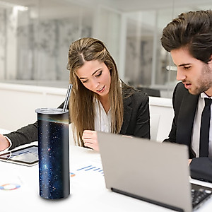 8 Pack Sublimation Tumbler - 20 oz Tumbler with Lid and Straw Insulated Tumbler Skinny Double Wall Tumbler Cups Travel Coffee Mug Stainless Steel Vacuum Mug with Metal Straw,Leak-Proof Lid,Shrink Wrap