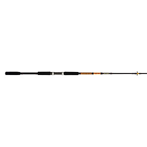 Ugly Stik Bigwater Spinning Fishing Rod,Black/Red/Yellow,9' - Medium Heavy - 15-30lb - 2pc