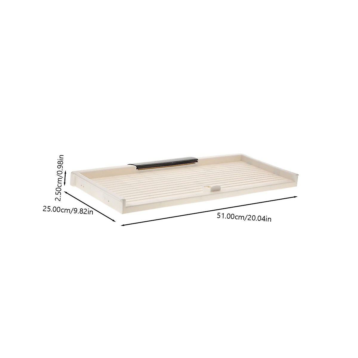 NUOBESTY 1 pc Large Keyboard Tray Slide-Out Computer Desk Keyboard Drawer Accessory for Office Beige Keyboard Stand