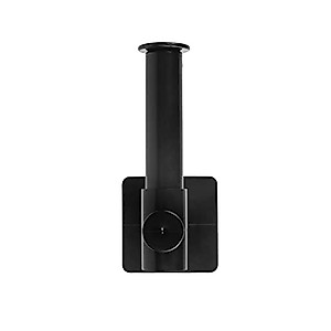 Creative Multifunctional Retractable Traceless Hole Free Adhesive Hook Kitchen Home Adhesive Hanging Lifting Hook Black 2 Pack