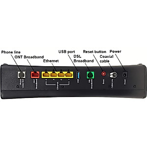 AT&T U-verse Pace 5268AC Gateway Internet Wireless Modem Router with power adapter