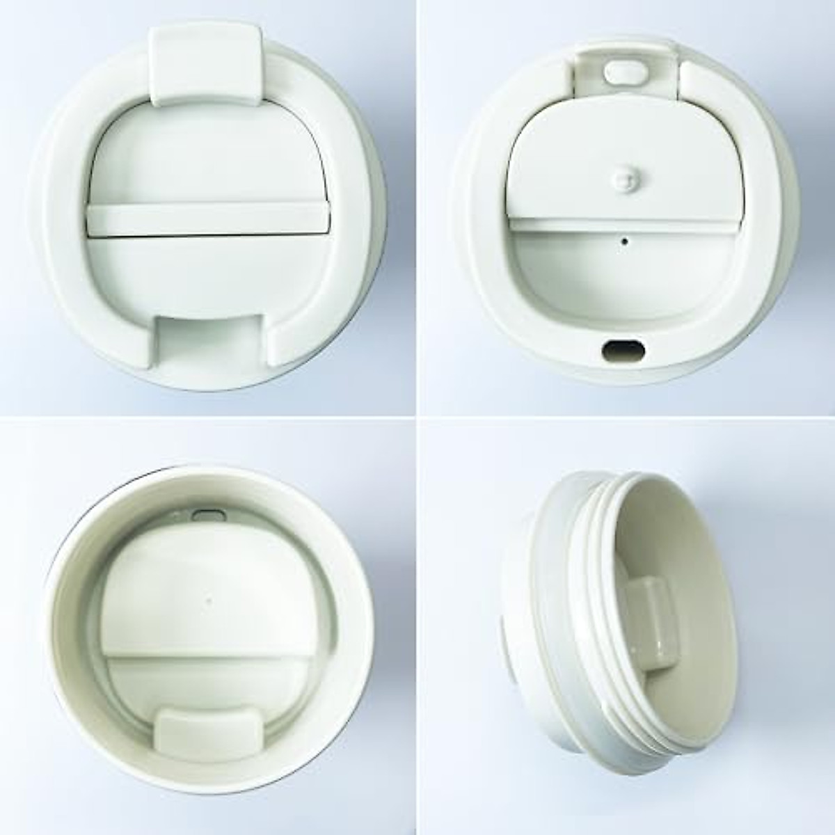 Cupcupmore 12 oz Bling Dark Blue Rhinestone Stainless Steel Coffee Tumbler,Shiny Travel Insulated Coffee Mug with Lid, Reusable Spill Proof Coffee Cup,Portable Thermal Mug for Hot and Cold