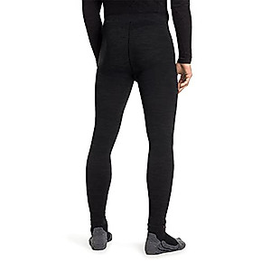 FALKE Men's Wool Tech. Long Tights Base Layer Bottom, Thermal Breathable Quick Dry, Black (Black 3000), S, 1 Pair