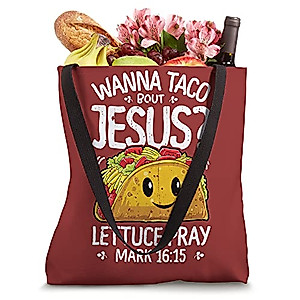 Wanna Taco Bout Jesus Cinco de Mayo Women Men Christian Tote Bag