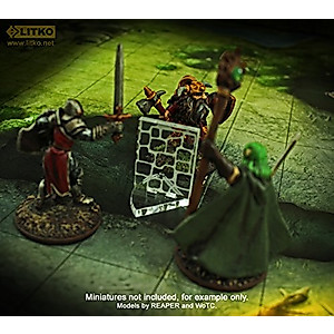 LITKO Terrain Door Markers | Compatible with Dungeons & Dragons & Pathfinder | DND | 5E | TTRPG | (Secret Door)