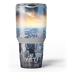 Design Skinz Fusion NYC Skylight - Skin Decal Vinyl Wrap Kit Compatible with The Yeti Rambler Cooler Tumbler Cups