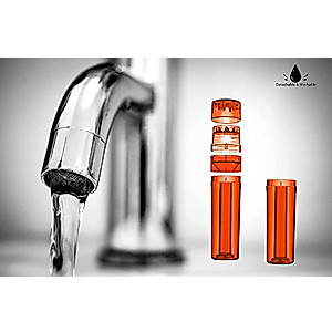 Herb Grinder Cone Loader Portable Cone Grinder, Transparent Herb Spice Grinder with Magnetic Top, Herb Storage Grind Pack All in One (Blue)