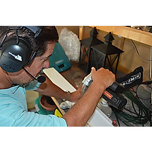 Rifleman Bluetooth Communicator Electronic Ear Muffs, NRR 25 Hearing Amplification and Protection, Headset with Microphone, Perfect for Hunting, Shooting Ranges, & Gaming, Black