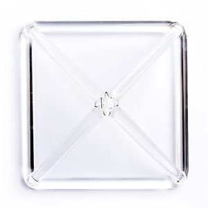 TERRITORY Crystal Singing Pyramid Rainbow Colored 12 inch - Perfect Healing Musical Instrument