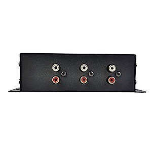 Clarion Mobile Electronics MCD360 2/3-Way 6-Channel Electronic Crossover w/ 5-Volt RCA Outputs + Subwoofer Equalizer