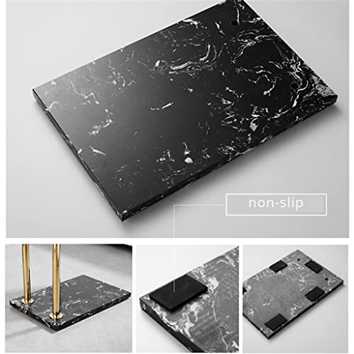 FCMLD Double L Shape Pedestal Towel Holder Bathroom Towel Rack Stand Floor Standing Bath Towel Holder Clothes Drying Racks (Color : D, Size