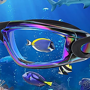 ALLPAIPAI Kids Swim Goggles, Pack of 2 Swimming Goggles for Kids Children Boys & Girls Teens Age 3-18