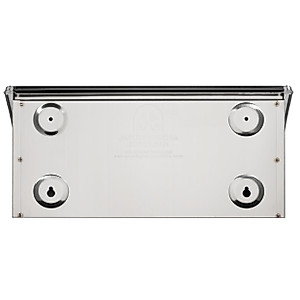 Architectural Mailboxes Venice Stainless Steel Wall Mount Mailbox, 2690PS-10, Stainless Steel, Small Capacity