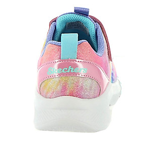 Skechers girls Dreamy-lites Sunny Groove Sneaker, Lavender/Multi, 2 Little Kid US